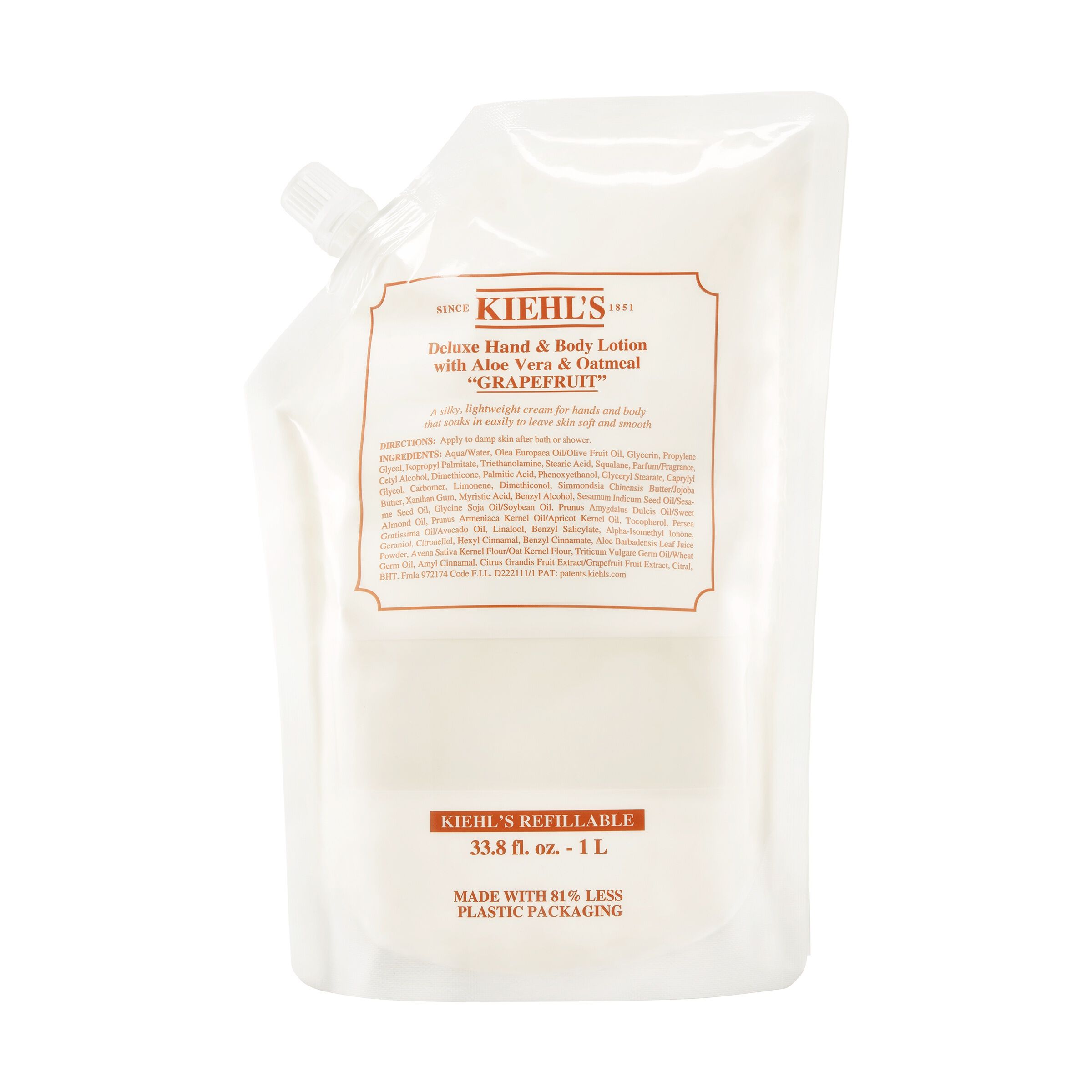 Lait corps et main a base d Aloe Vera Kiehl s Since 1851